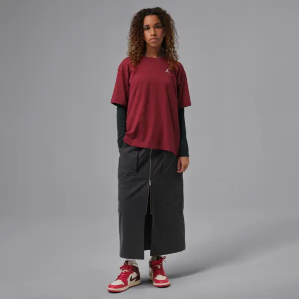 JORDAN Essentials Relaxed Fit Top - Red