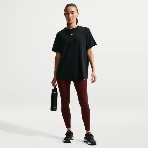 Nike Relaxed Dri-fit Short-sleeve Top - Black