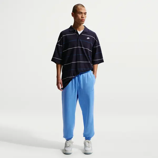 Nike Sportswear Club Washed Cuffed Fleece Pants - Blue