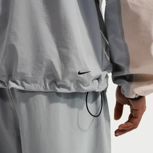 Nike Tech Dri-fit Woven Full-zip Windrunner Jacket - Grey