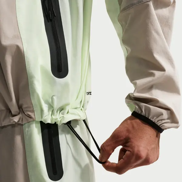Nike Tech Dri-fit Woven Full-zip Color-block Windrunner Jacket