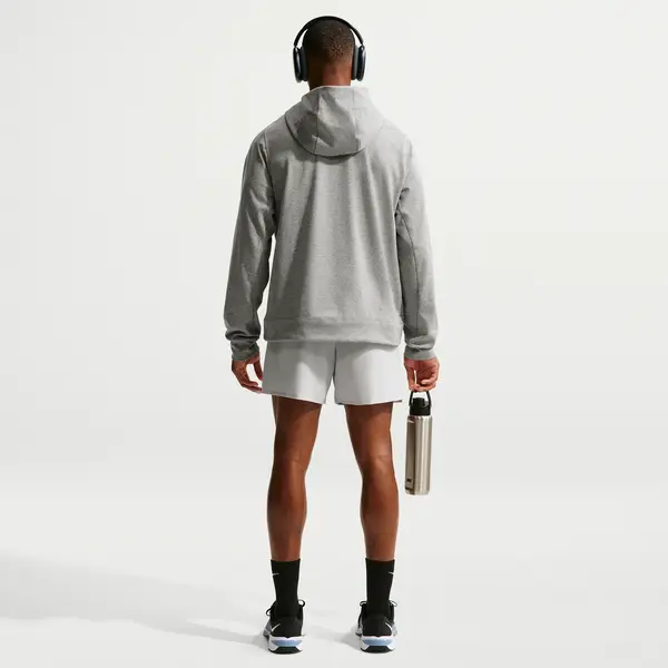 Nike Dri-fit Uv Protection Pullover Performance Hoodie - Grey
