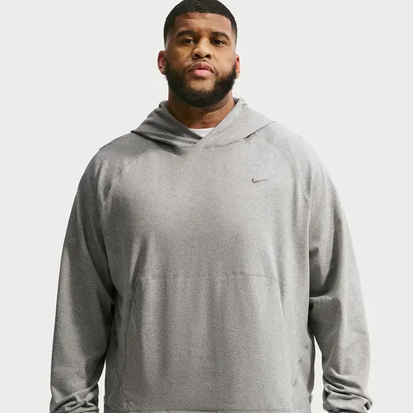 Nike Dri-fit Uv Protection Pullover Performance Hoodie - Grey