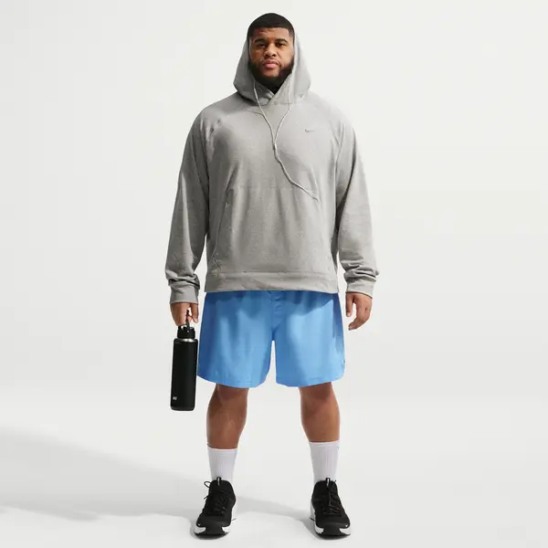 Nike Dri-fit Uv Protection Pullover Performance Hoodie - Grey