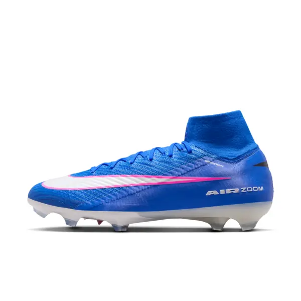 Nike Mercurial Superfly Elite Firm-ground High-top Soccer Cleats - Blue