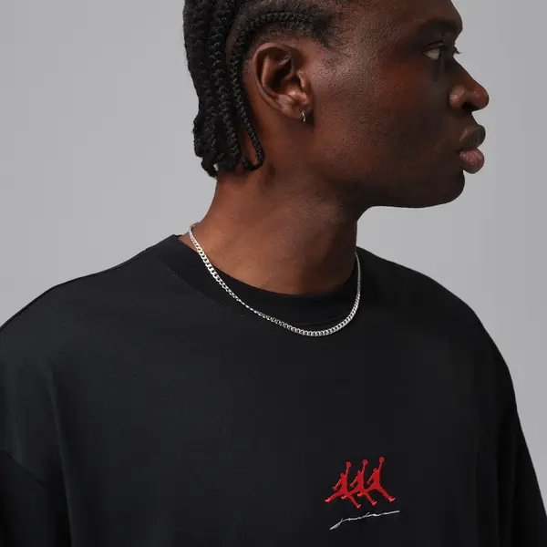 JORDAN Flight Oversized Graphic T-shirt - Black