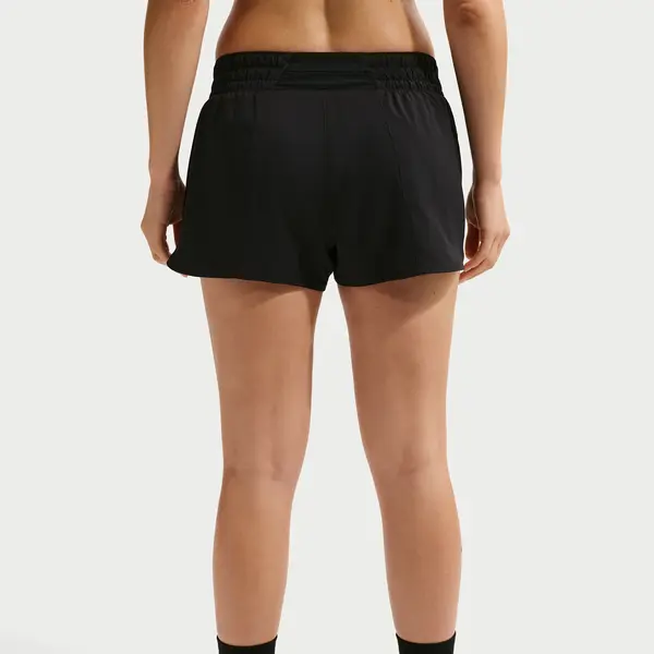Nike One Dri-fit Mid-rise 3" Brief-lined Shorts - Black