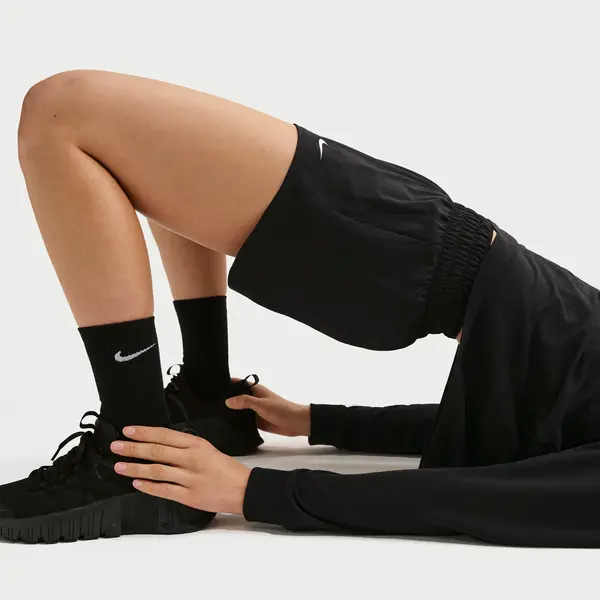 Nike One Dri-fit Mid-rise 3" Brief-lined Shorts - Black