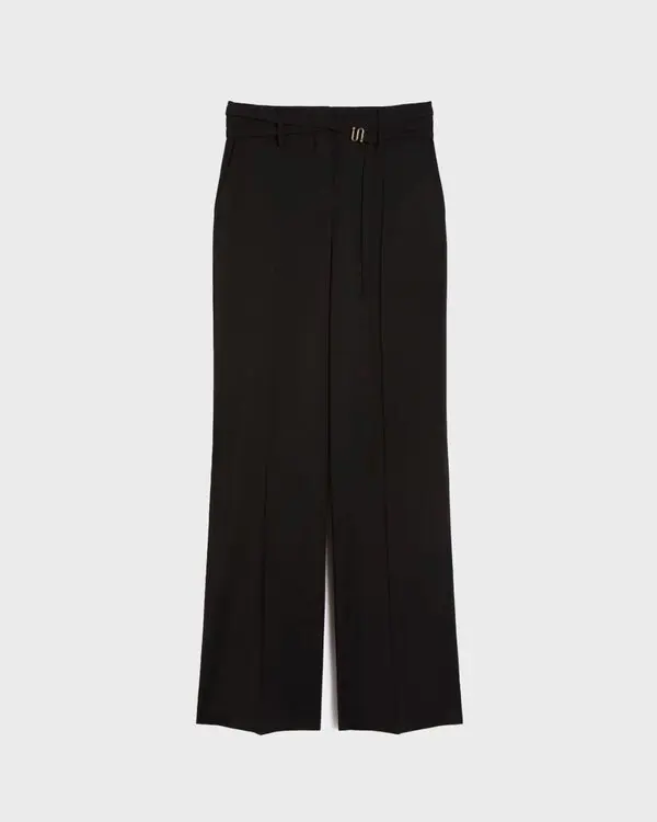 Sportmax Flared Wool Trousers