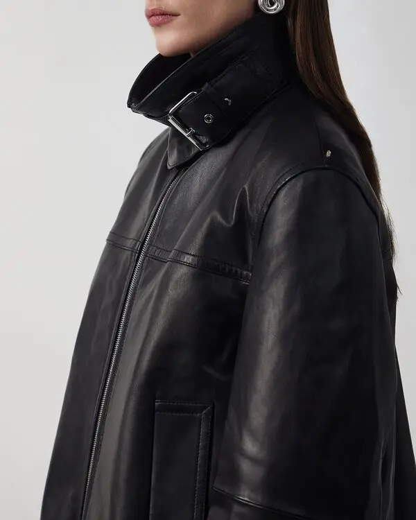 Sportmax Leather Jacket