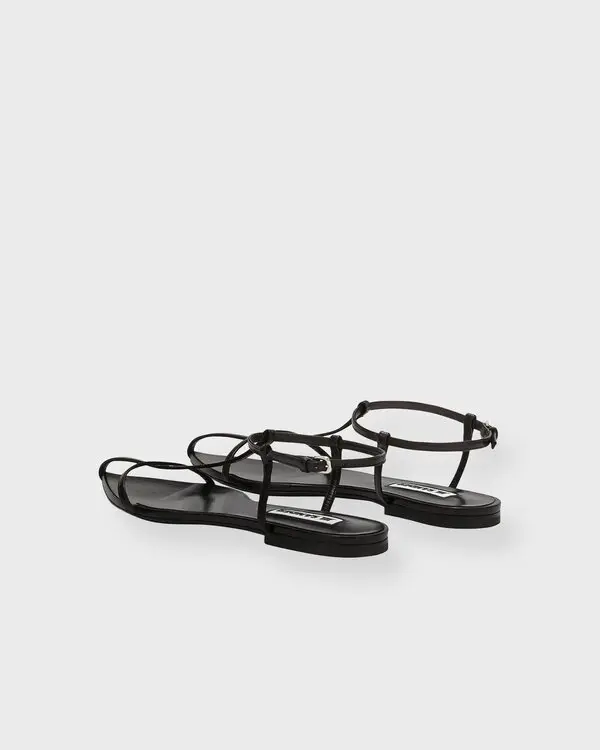 JIL SANDER Leather Strappy Sandals