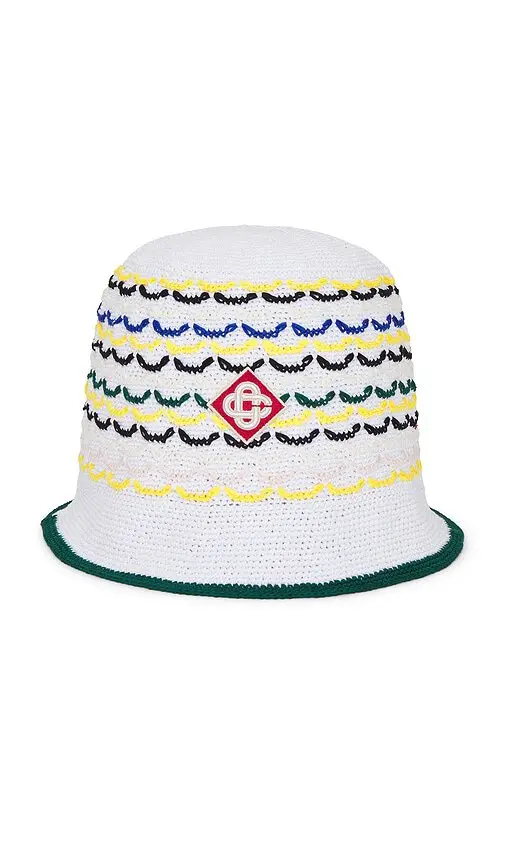 Casablanca Tuck Stitch Hat - Multi