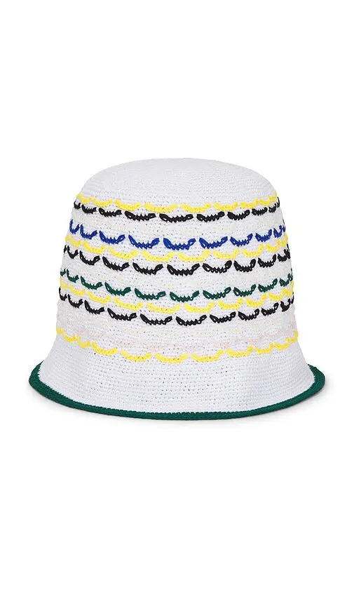 Casablanca Tuck Stitch Hat - Multi