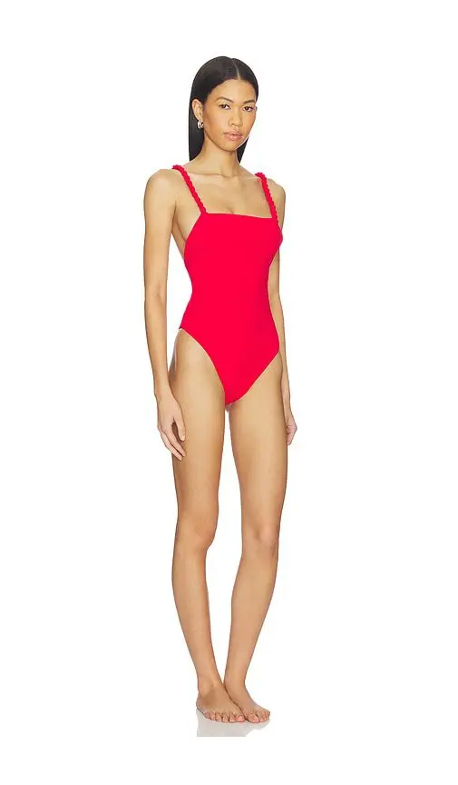 NAU BIKINIS Braided Low Back One Piece