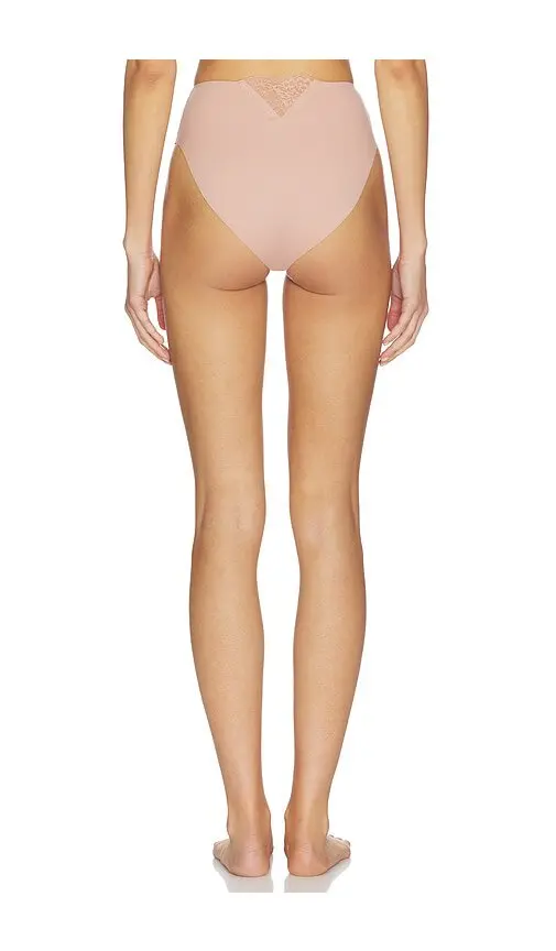 FLEUR DU MAL Le Stretch Micro Multi Fit High Waist Brief - Tan