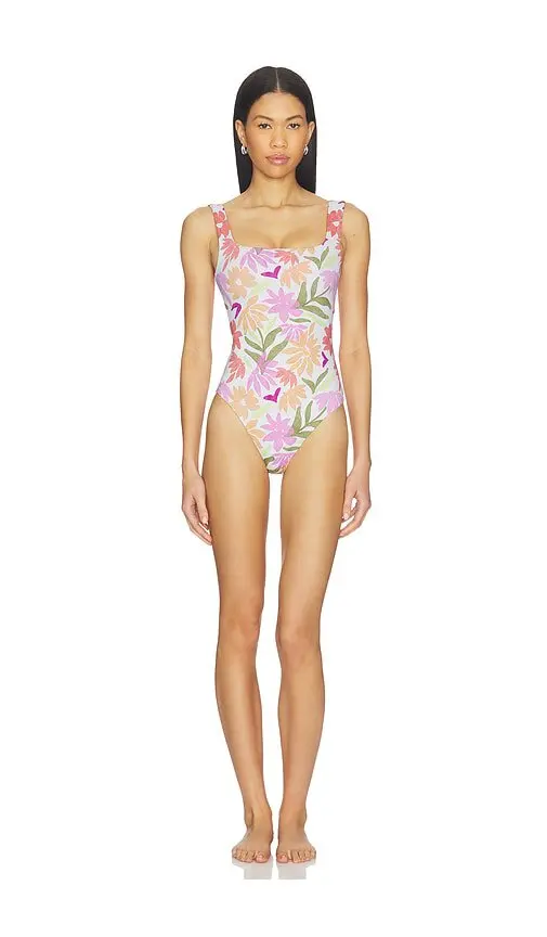 POST SWIM X Jessica One Piece Swimsuit - Bright Again