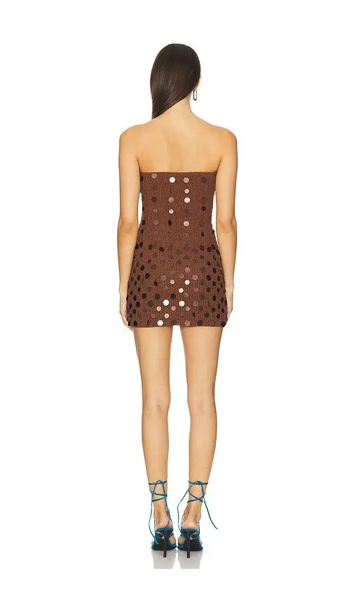 MORE TO COME Aliso Mini Dress - Brown