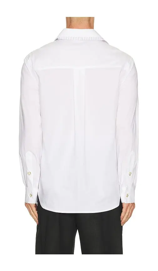 Andersson Bell Open Collar Layered Shirt