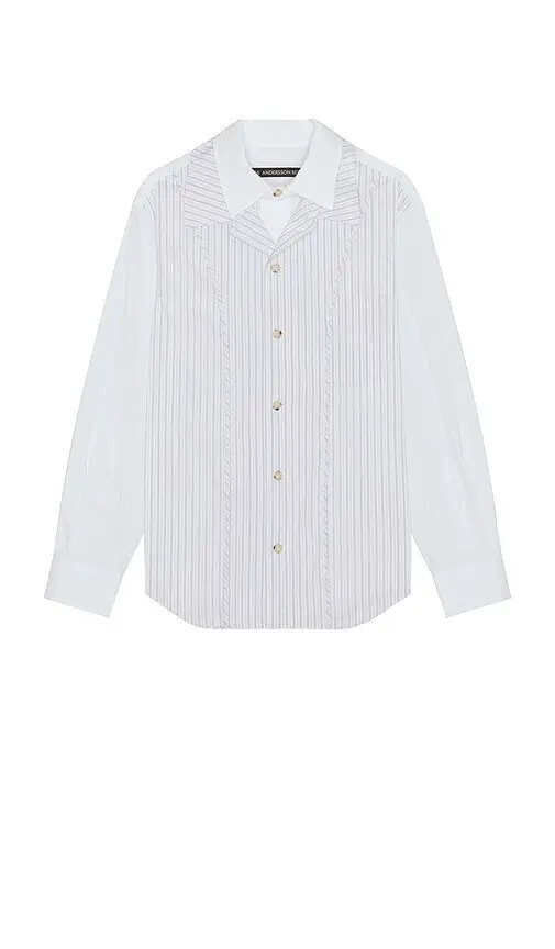 Andersson Bell Open Collar Layered Shirt