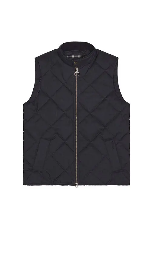 Barbour City Harrington Quilted Gilet Vest - Navy
