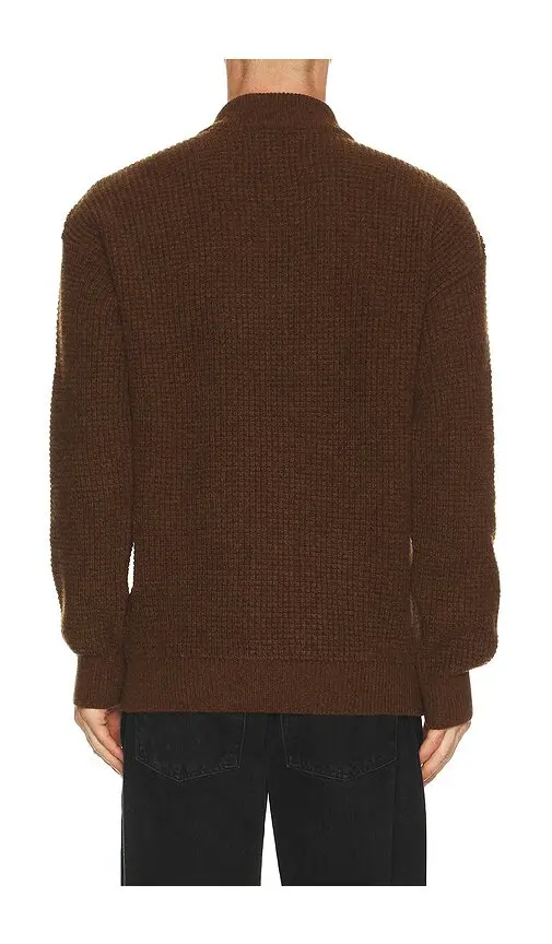 Barbour Gearstone Textured Knit Sweater - Umber