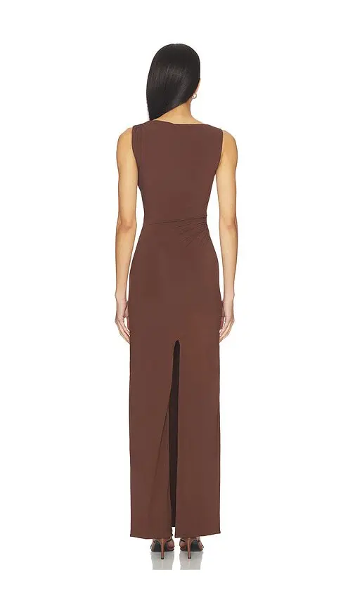 MIMCHIK Magnolia Gown - Chocolate