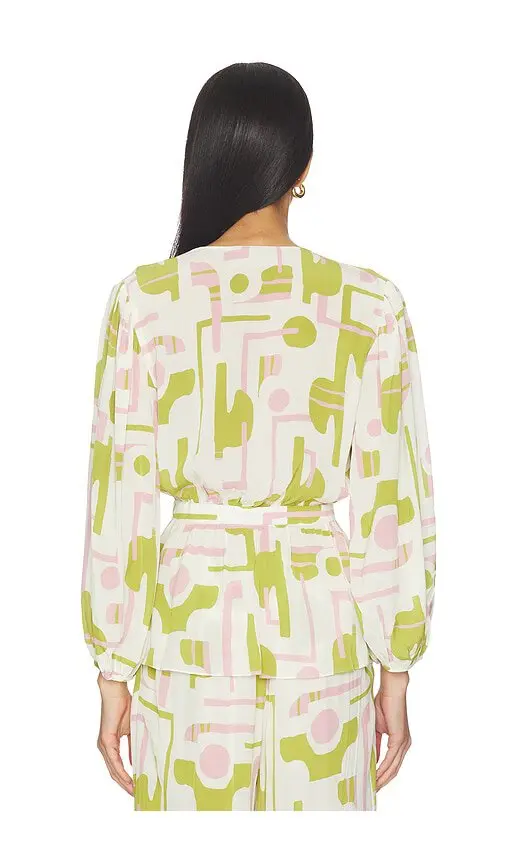 ADRIANA DEGREAS Balearic Voluminous Sleeves Blouse
