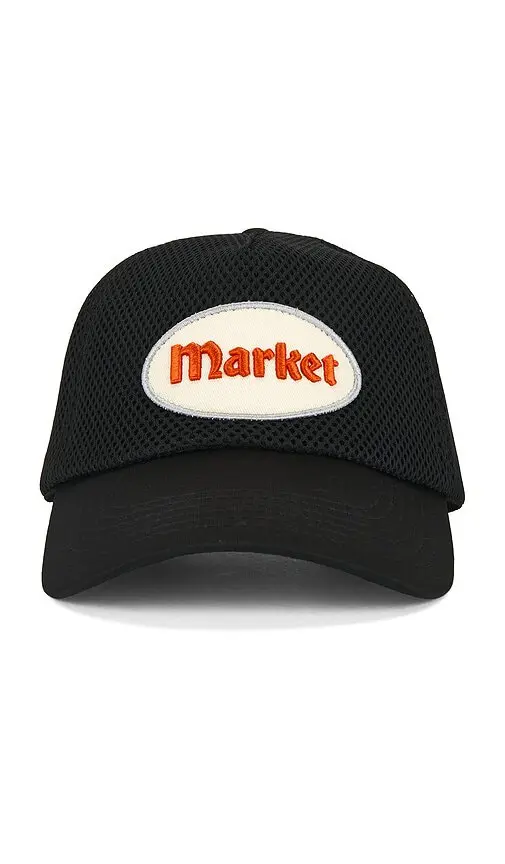MARKET Garage Trucker Hat - Pirate Black