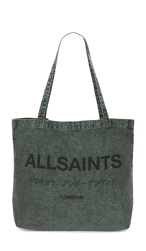 ALLSAINTS Underground Tote - Garnet Green