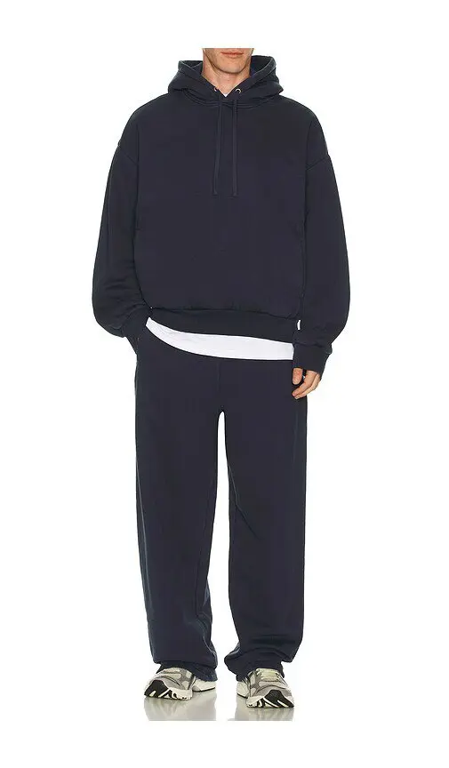 SKIMS Heavy Fleece Hoodie - Navy
