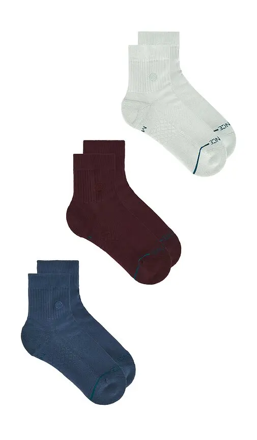 Stance Icon Quarter 3-pack Socks