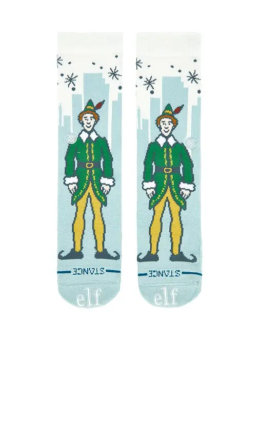Stance Big City Elf Crew Socks - Ice Blue