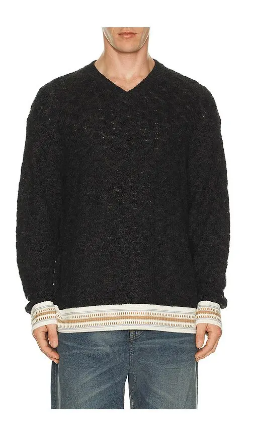 Scotch & Soda V-neck Cable Knit Pullover