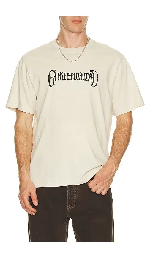 MALBON X Grateful Dead Bermuda Tee In Cream