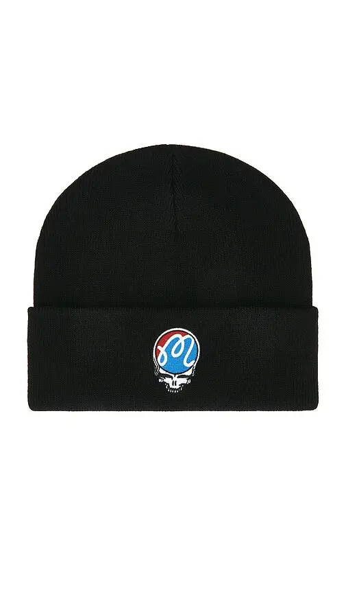 MALBON X Grateful Dead Icon Beanie - Black