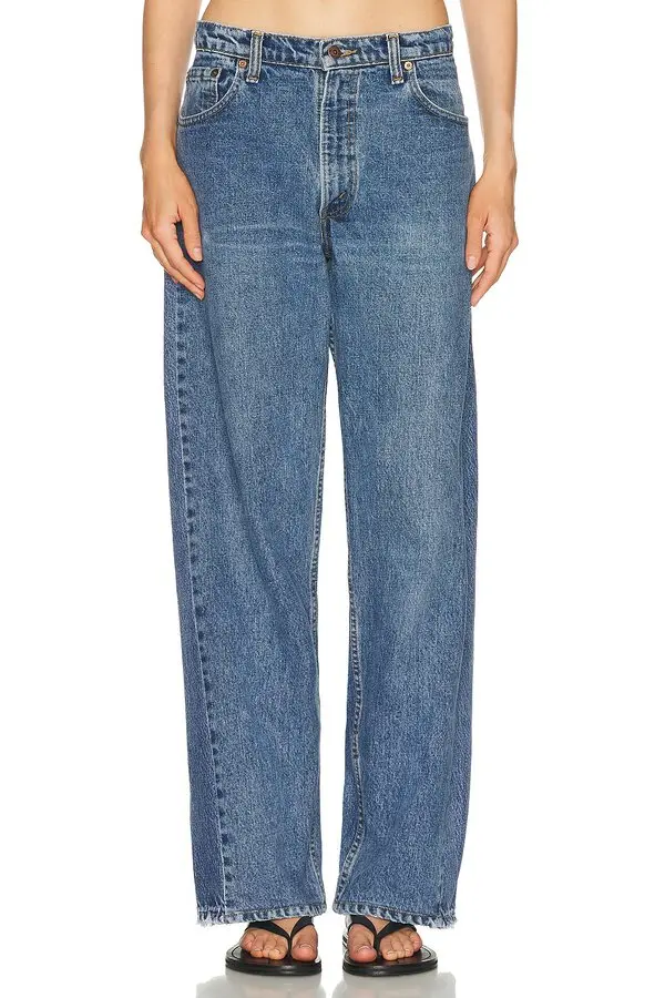 ALIGRACE 90's Trouser Wide Leg Jeans