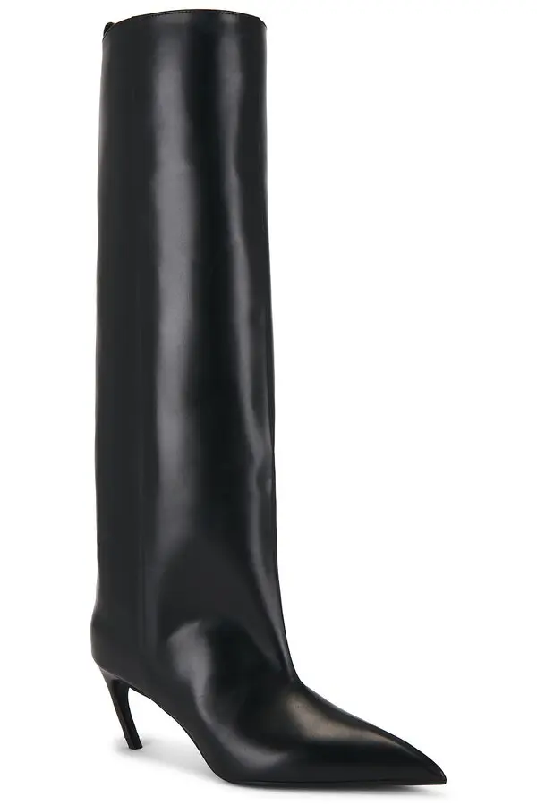 Attico Lea 65mm Boots - Black
