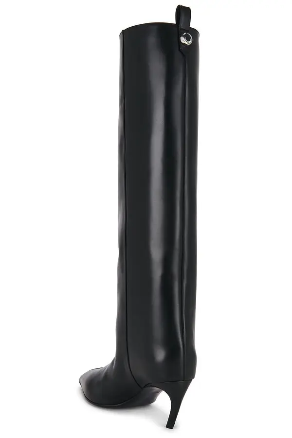 Attico Lea 65mm Boots - Black