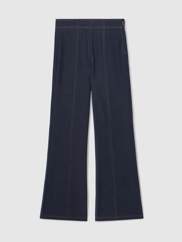 REISS Edie Flared-leg Trousers