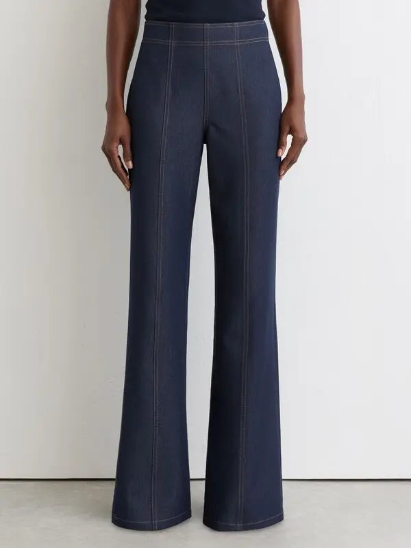 REISS Edie Flared-leg Trousers