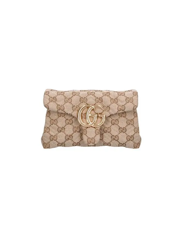 Gucci Gg Marmont Mini Shoulder Bag - Beige