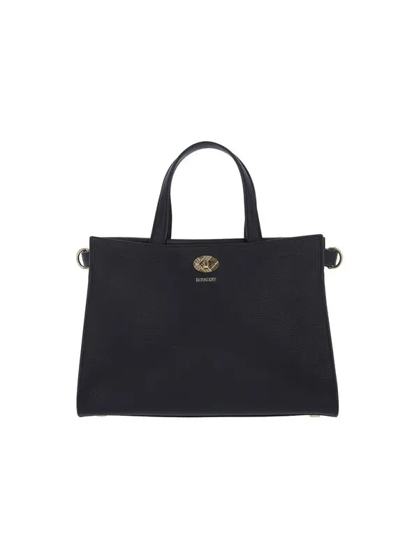 Burberry Small 'cotswolds' Tote Bag - Black