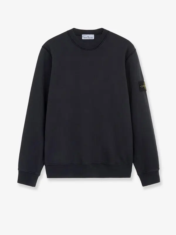 Stone Island Organic Cotton Sweatshirt - Blue