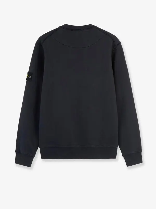 Stone Island Organic Cotton Sweatshirt - Blue