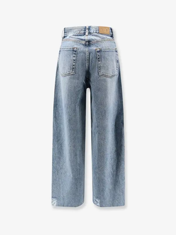 PatBO Denim Wide Leg Jeans