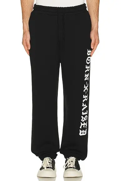 BORN X RAISED Standard Sweatpants - Black