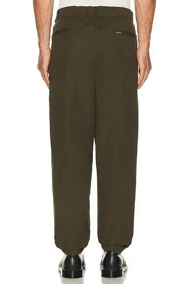 Barbour Cole Relaxed Fit Poplin Trouser - Olive
