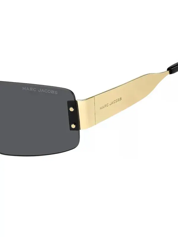 Marc Jacobs Geometric Frame Sunglasses - Gold