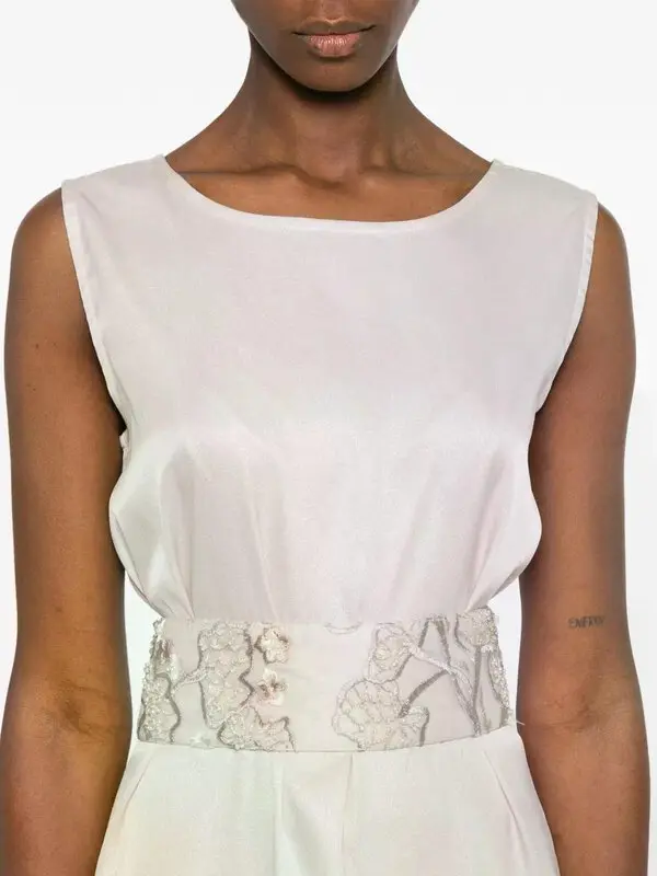 REEM AL DHAHERI Embroidered Cape Kaftan Set