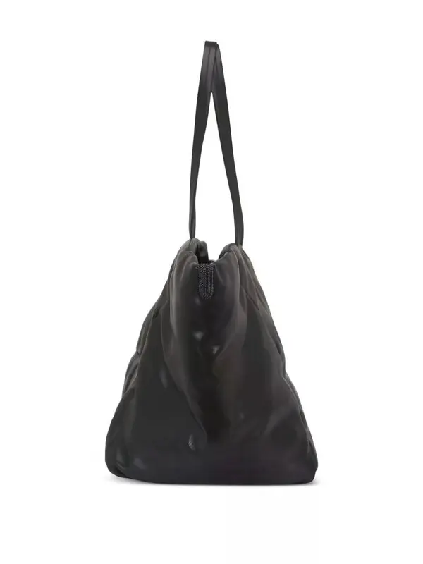 Brunello Cucinelli Panelled Tote Bag - Black